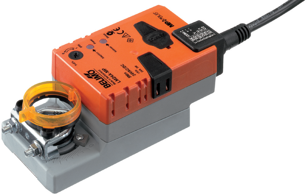LM24A-MP Damper actuator, modulating, communicative, AC/DC 24 V, 5 Nm, Communication via Belimo ...