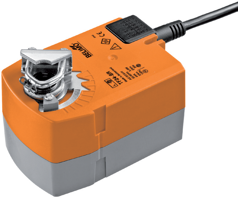 TF24-SR Spring-return actuator, Modulating, AC/DC 24 V, 2.5 Nm – HVAC ...