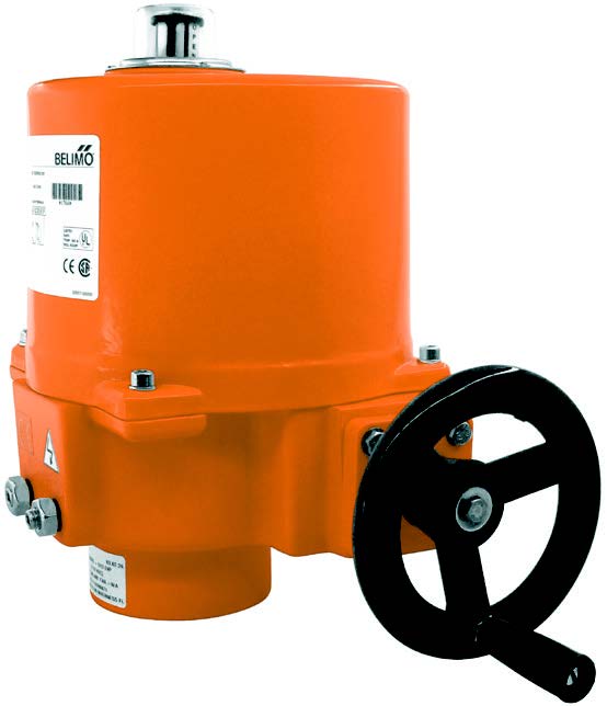 SY2-24-MP-T Rotary actuator for butterfly valves, communicative, modulating, communicative, AC ...