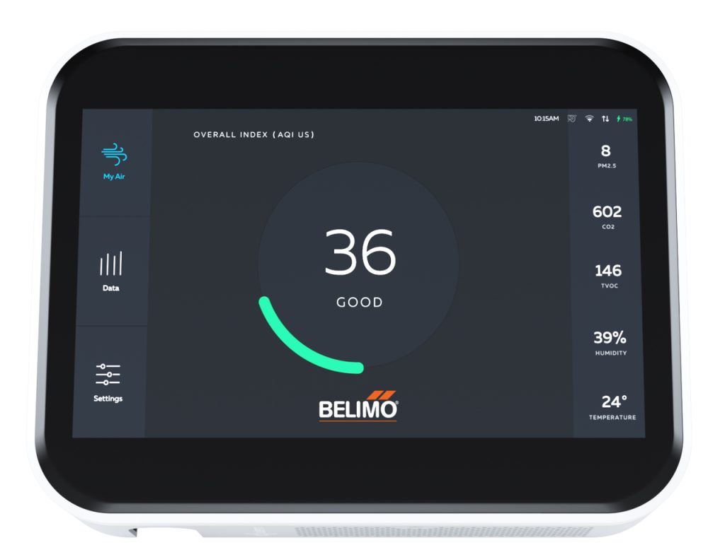 EXT-KA-SE100, BELIMO, Indoor Air Quality sensor Temperature / Humidity ...
